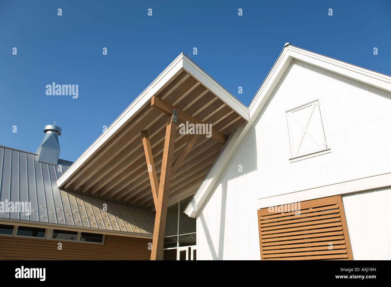 ILLINOIS Deerfield Architectural details of green construction recycled ...