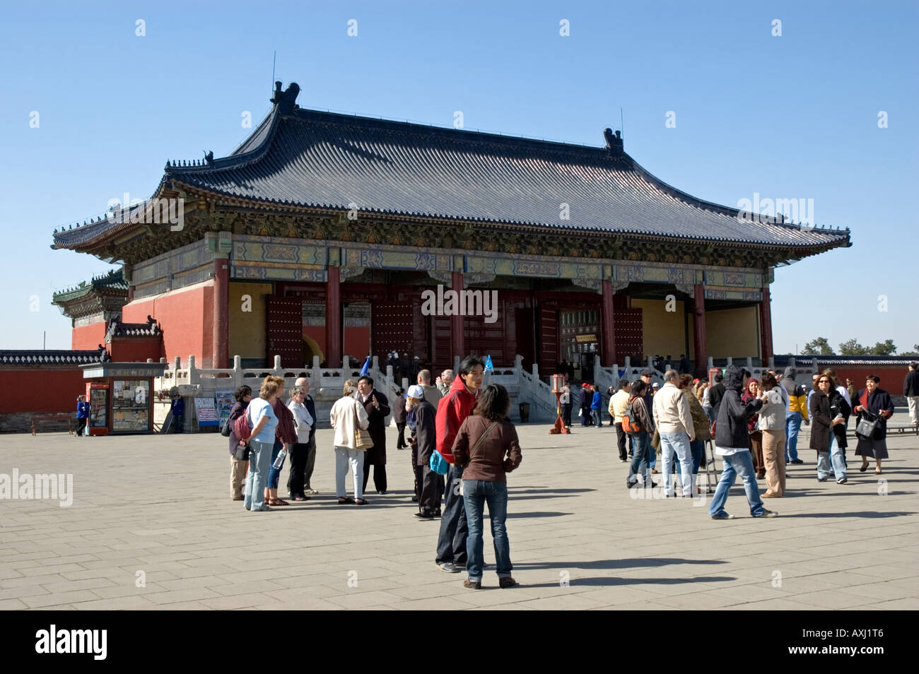 Gateway in the Temple of Heaven, Beijing Stock Photo - Alamy