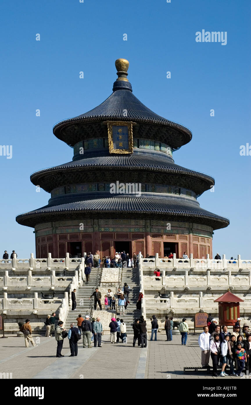 The magnificent circular wooden Hall of Prayer for Good Harvests, built ...