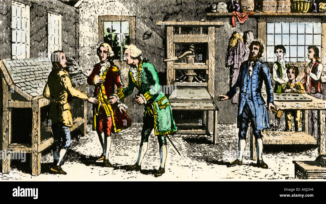 Colonial philadelphia 1700s shop hi-res stock photography and images ...