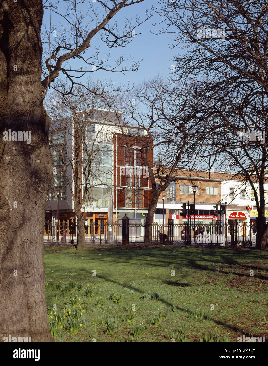 THE Q BUILDING Stock Photo - Alamy