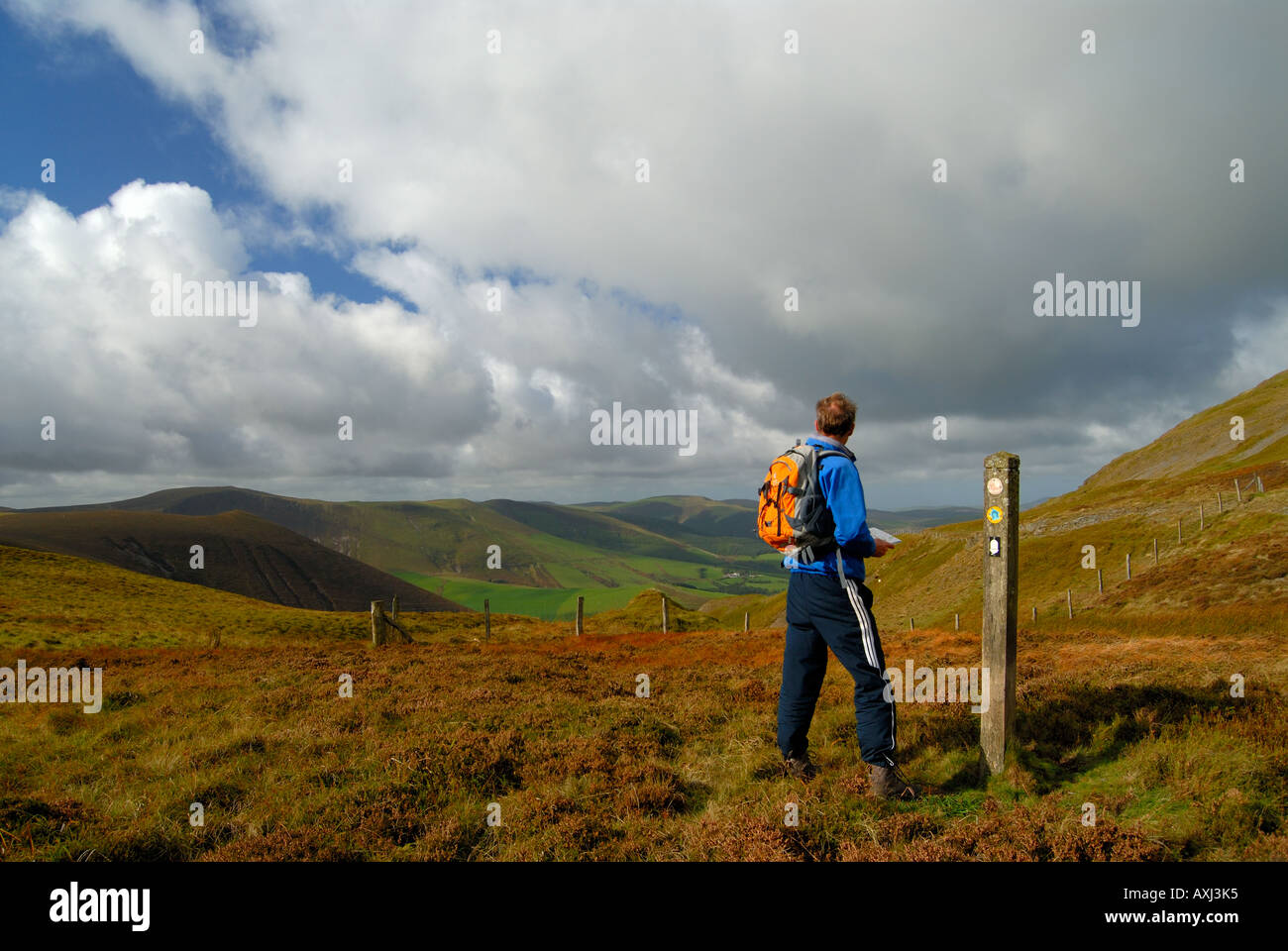 Map Reading Walking Glyndwr s Way between Machynlleth and Staylittle ...
