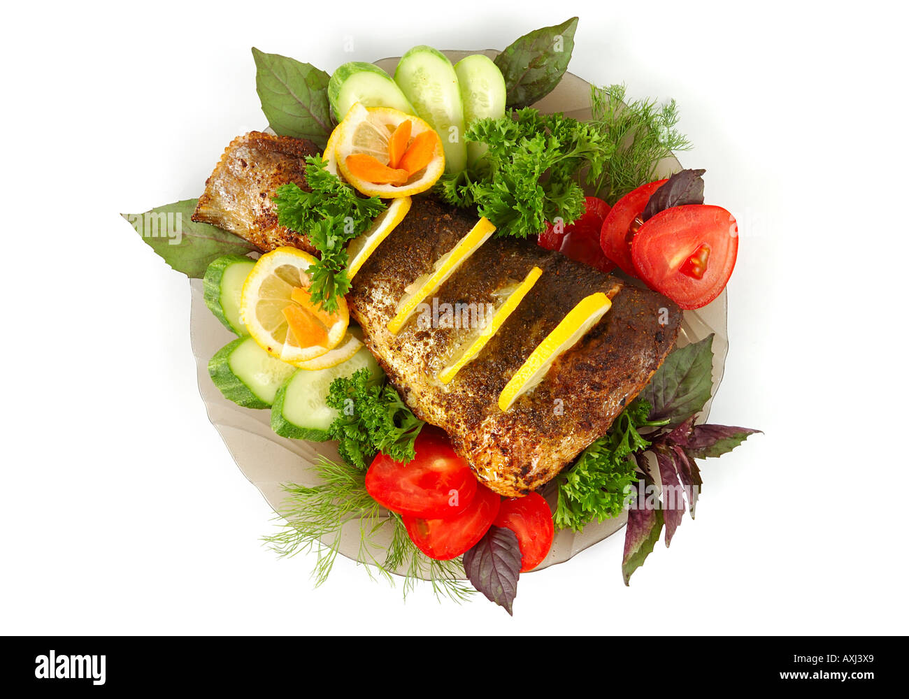 Salmon silhouette Cut Out Stock Images & Pictures - Alamy