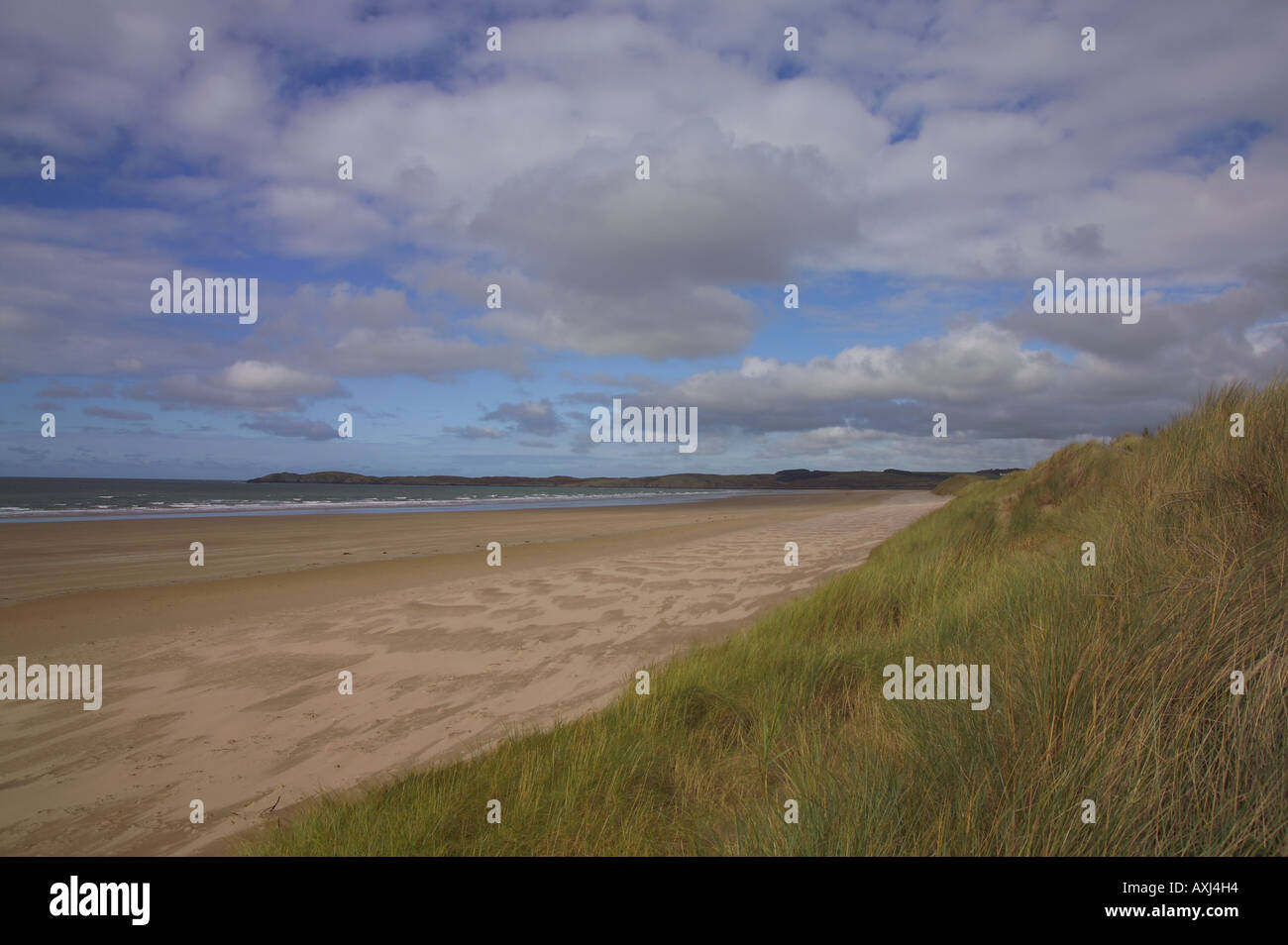 Malltraeth Bay looking North Anglesey North West Wales Stock Photo - Alamy
