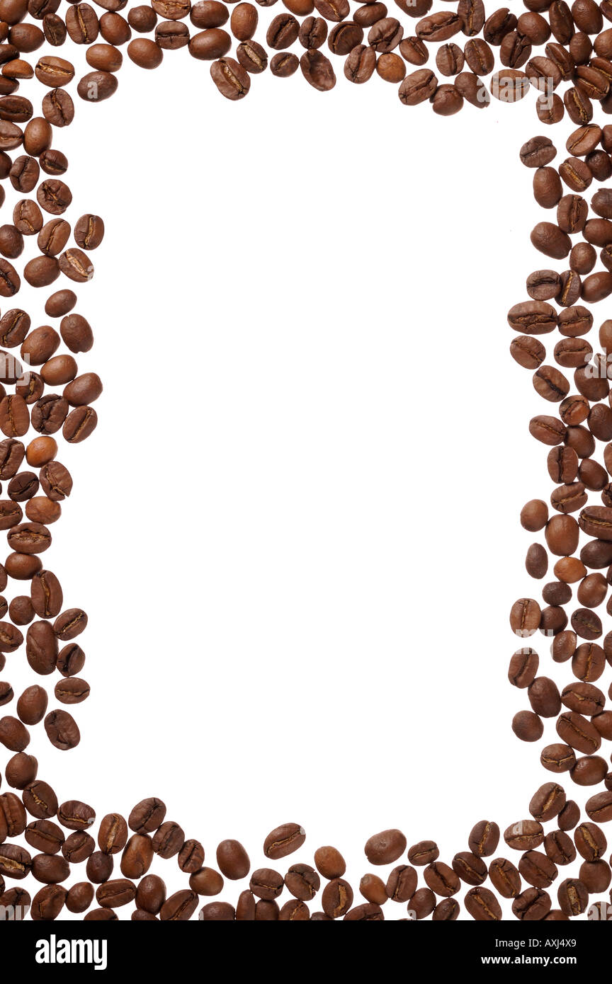 Aromatic coffee frame Stock Photo - Alamy