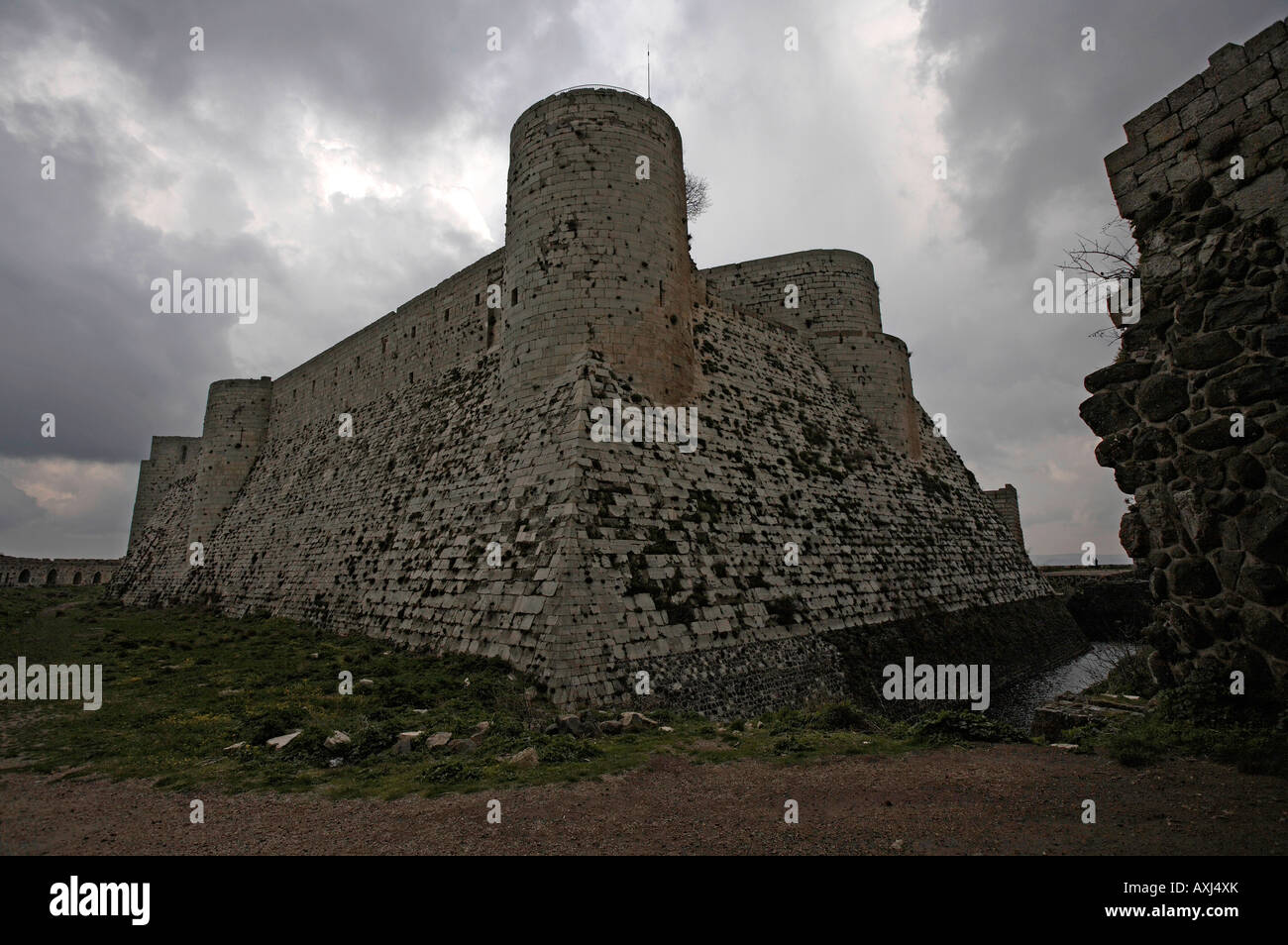 Krak des Chevaliers Syria Stock Photo - Alamy