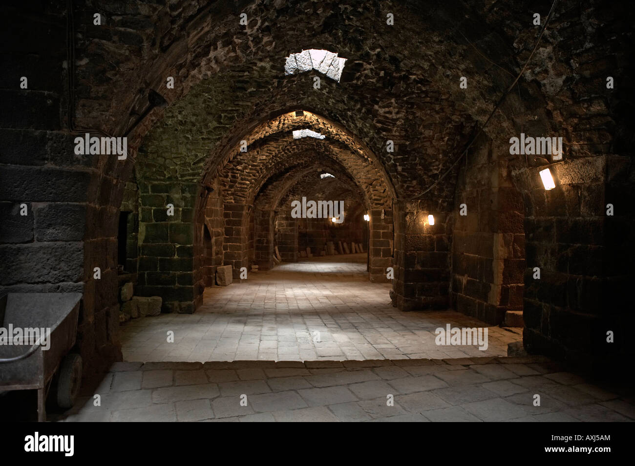 Bosra Syria inside the Ayyubid fort Stock Photo - Alamy