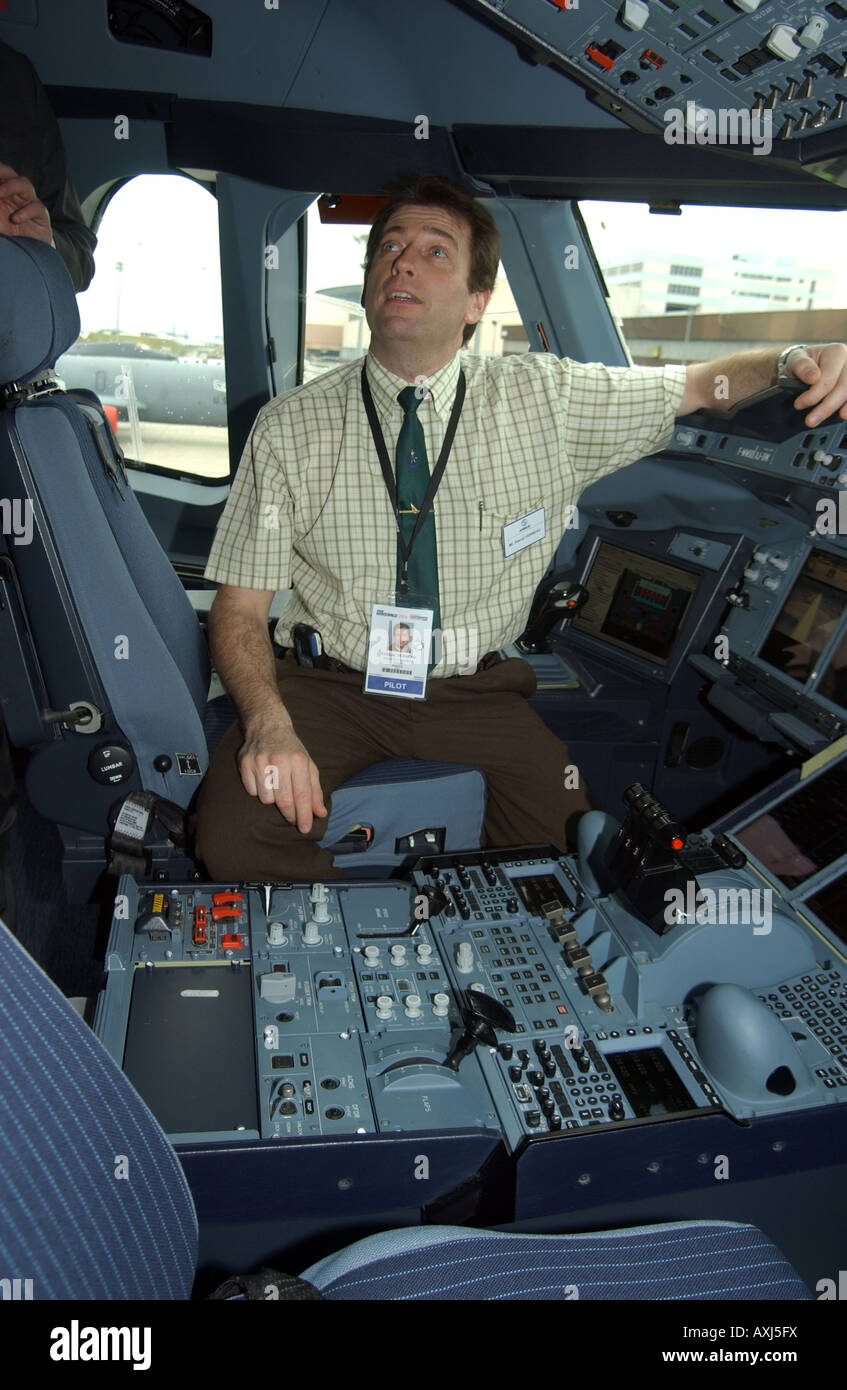 Airbus a380 800 test pilot pascal hi-res stock photography and images ...