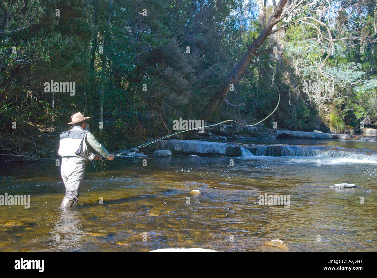 Man trout fishing hi-res stock photography and images - Alamy