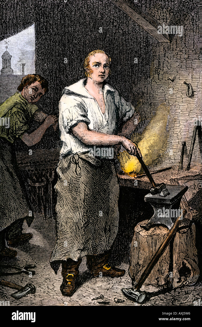 Blacksmith In Colonial Times