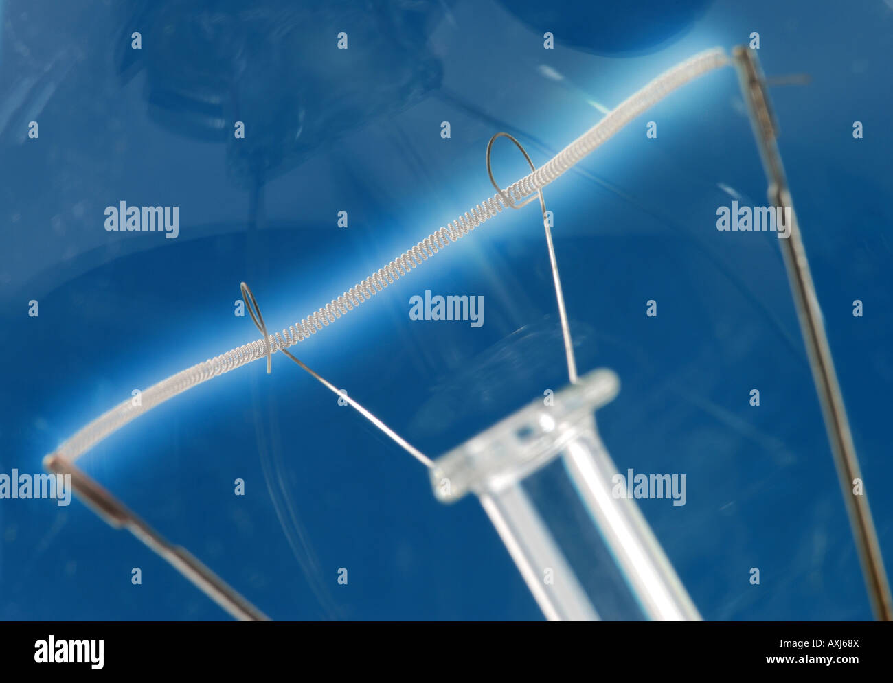 Lamp An electric lamp with a tungstic string Stock Photo - Alamy