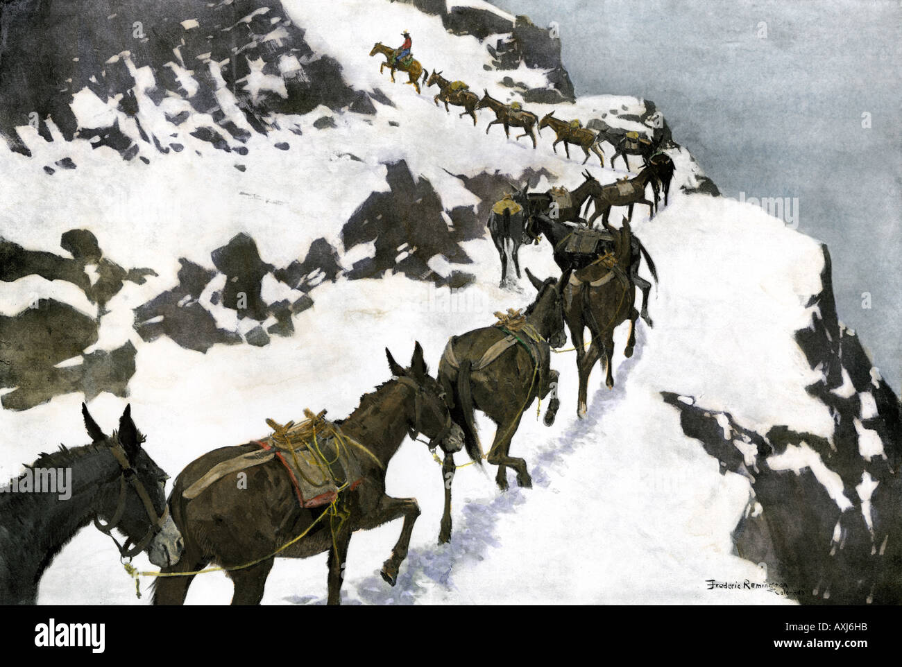 Snow train colorado hi-res stock photography and images - Alamy