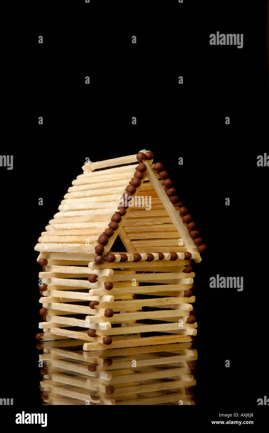 Model matchstick house hi-res stock photography and images - Alamy