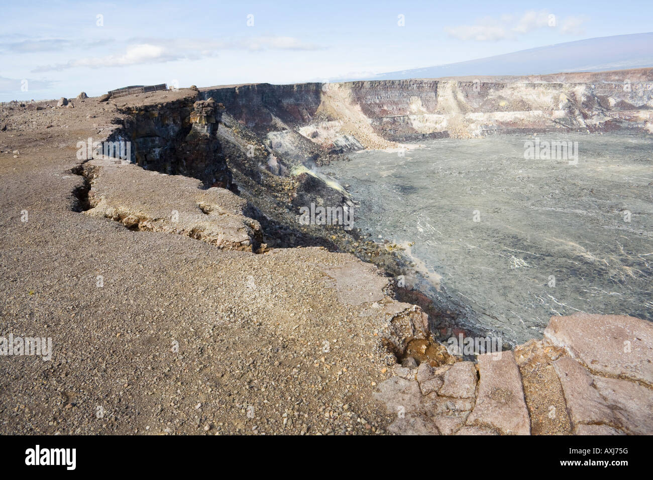 The Halema uma u Crater in the Kilauea Caldera Hawai'i Volcanoes ...