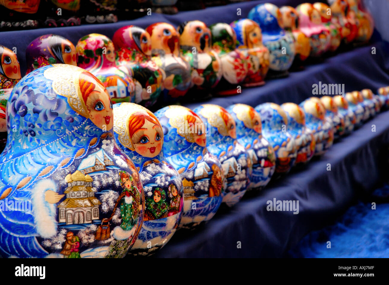 Matreshkas Matryoshka nesting dolls Stock Photo - Alamy