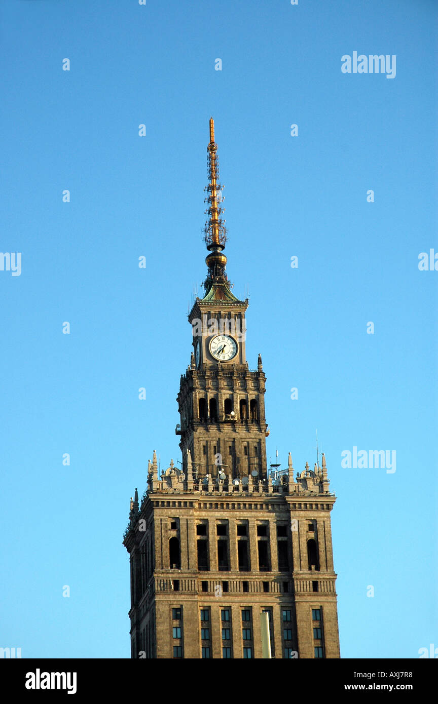 Palace of Culture and Science building in Warsaw Stock Photo - Alamy