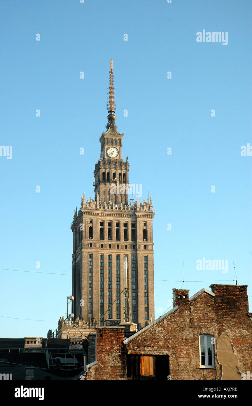 Palace of Culture and Science building in Warsaw Stock Photo - Alamy