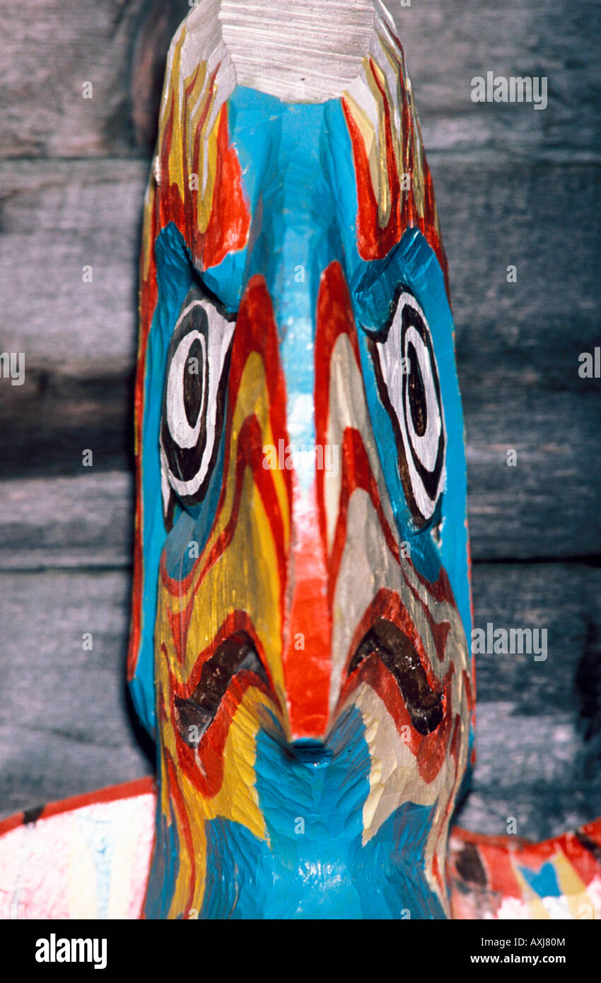 INUIT TOTEM PAINTING JUNEAU ALASKA Alaska USA travel North America ...