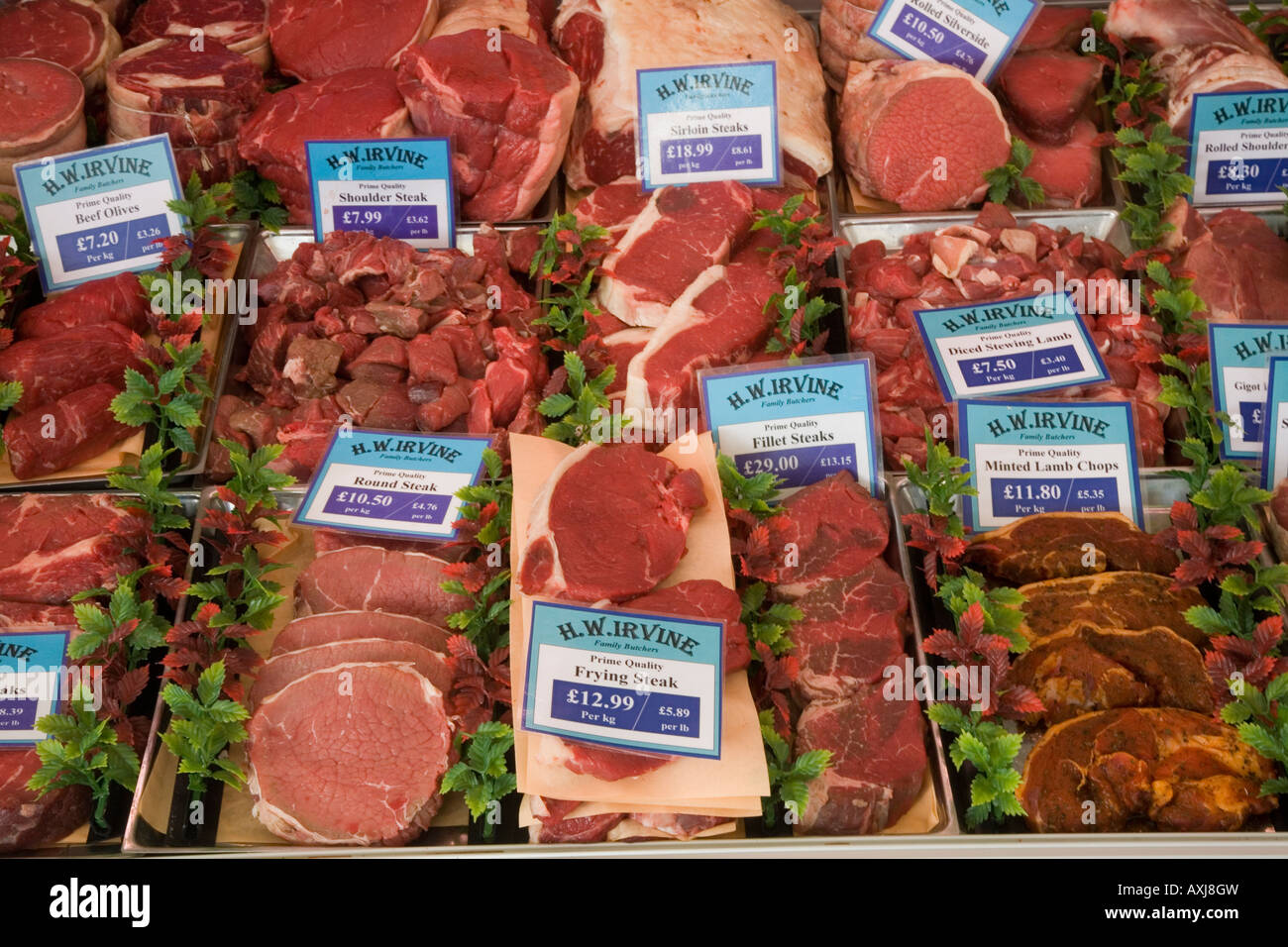 Butchery counter uk hi-res stock photography and images - Alamy