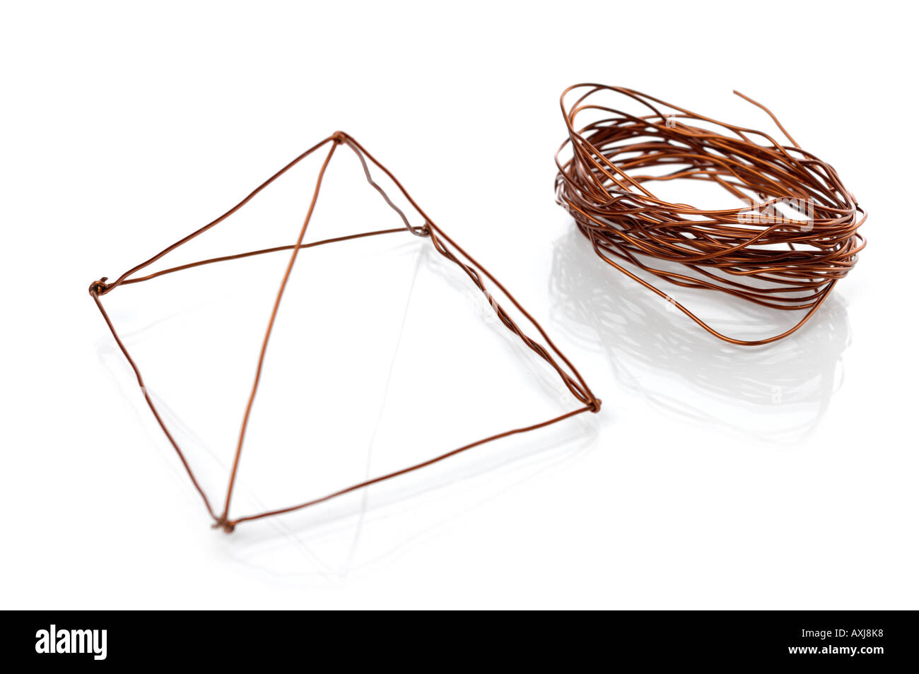 Wire pyramid Cut Out Stock Images & Pictures - Alamy