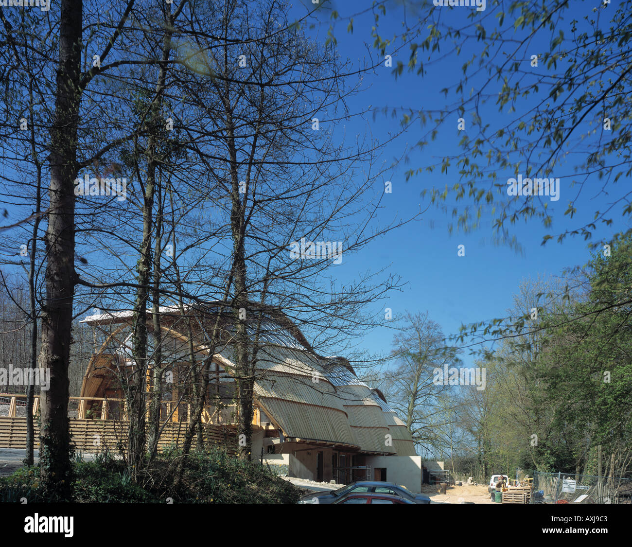 THE DOWNLAND GRIDSHELL WEALD AND DOWNLAND OPEN AIR MUSEUM Stock Photo ...