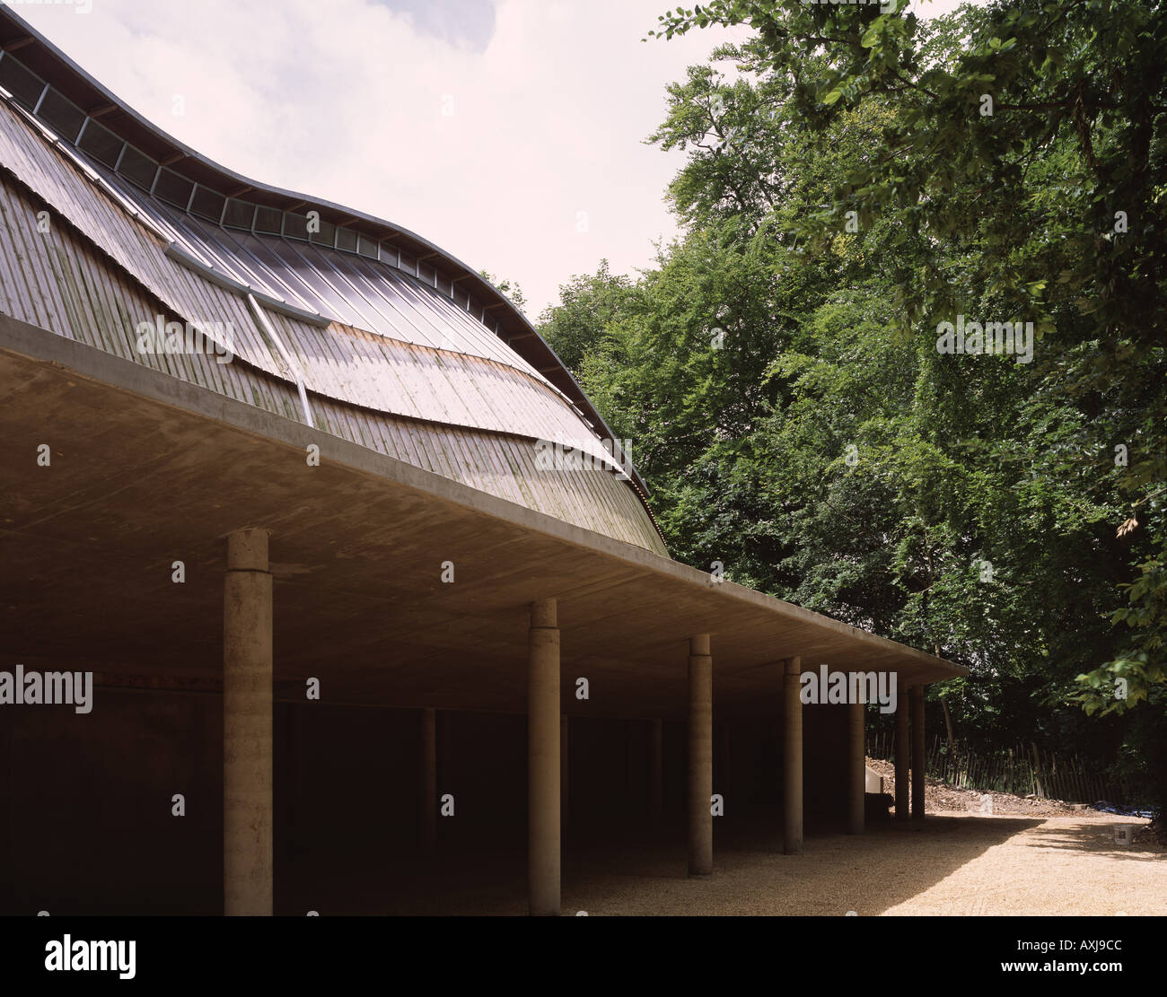 THE DOWNLAND GRIDSHELL WEALD AND DOWNLAND OPEN AIR MUSEUM Stock Photo ...