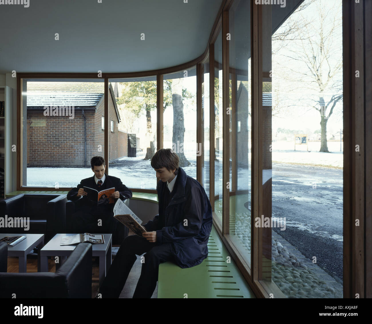 BEDFORD SCHOOL LIBRARY Stock Photo - Alamy