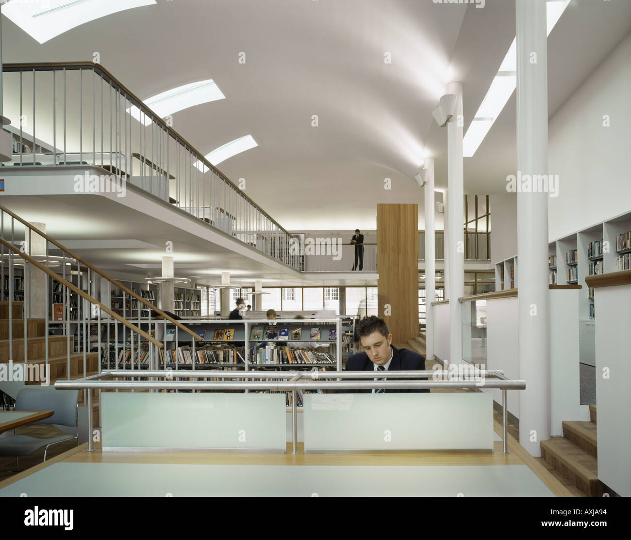 BEDFORD SCHOOL LIBRARY Stock Photo - Alamy
