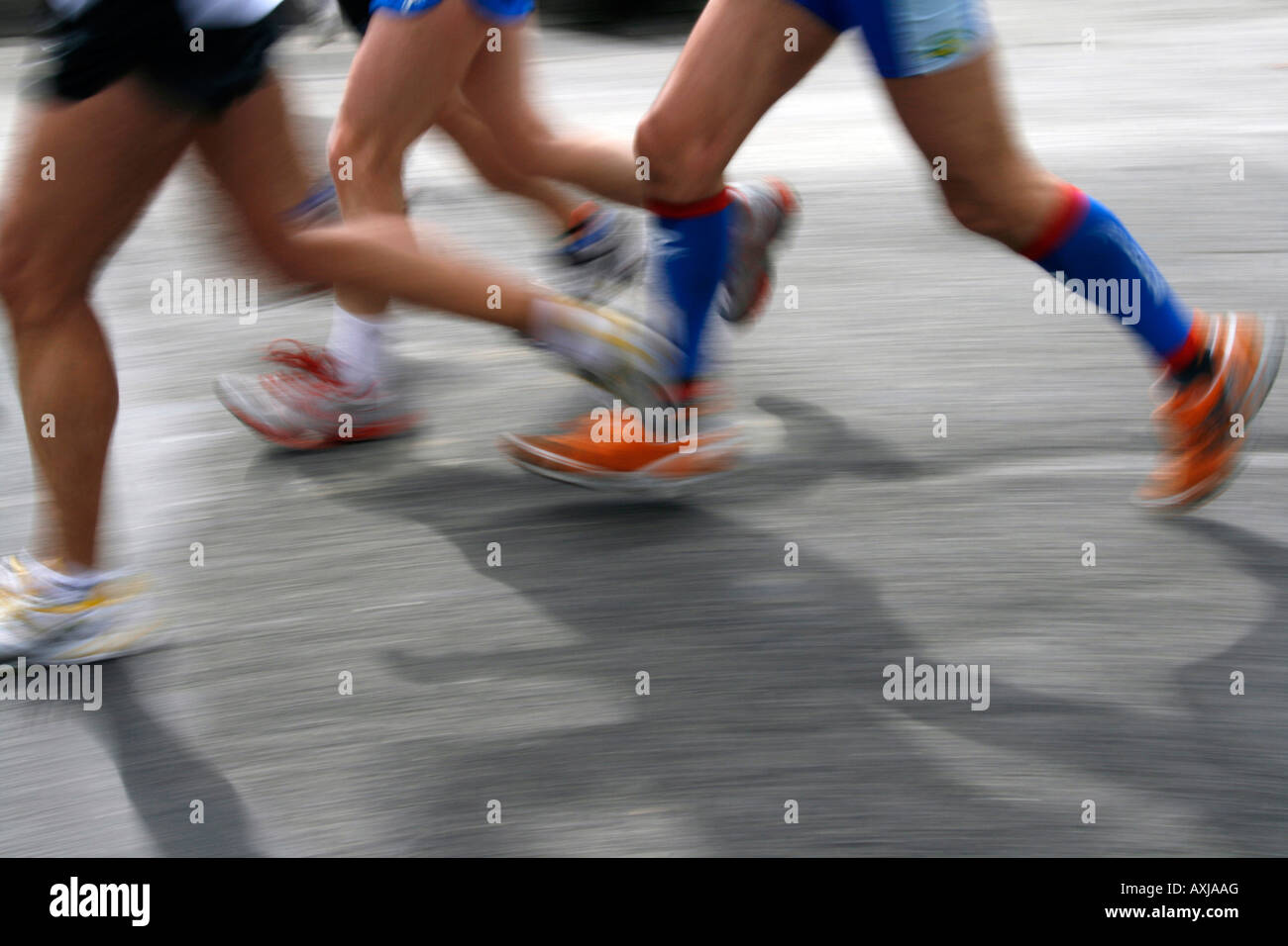 runners in road race Stock Photo - Alamy