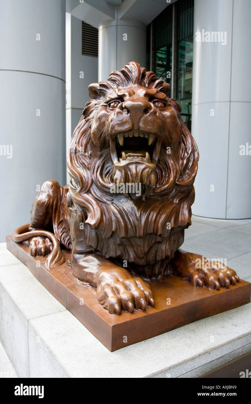 Hsbc hong kong lion hi-res stock photography and images - Alamy