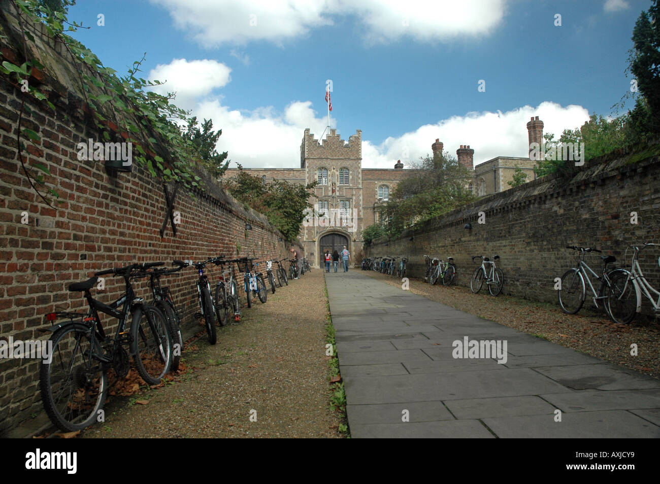 Entrance and walls of Jesus College in Cambridge, UK Stock Photo - Alamy