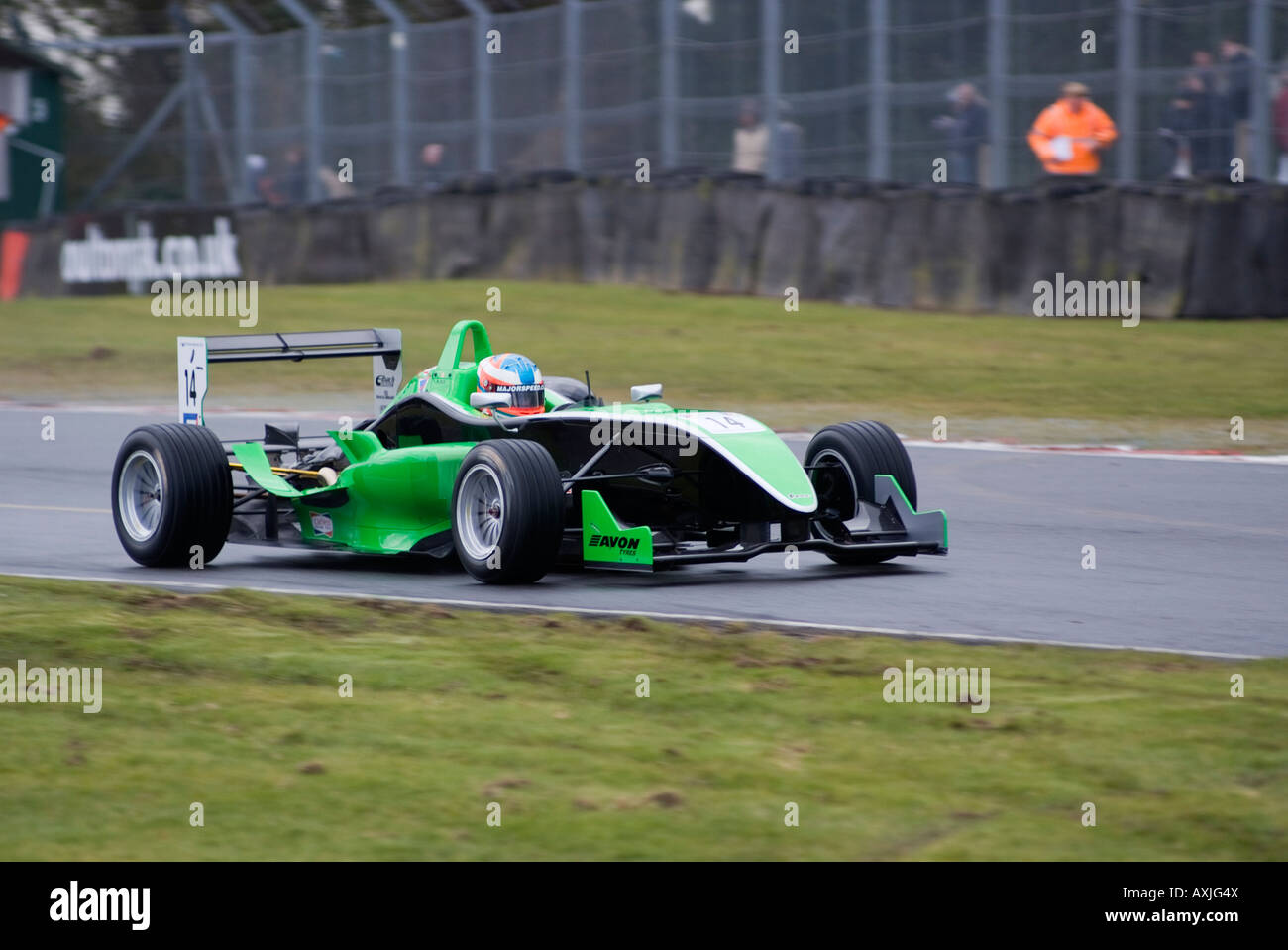 Dallara F308 Mercedes HWA F3 Racing Car in British F3 Internaional ...