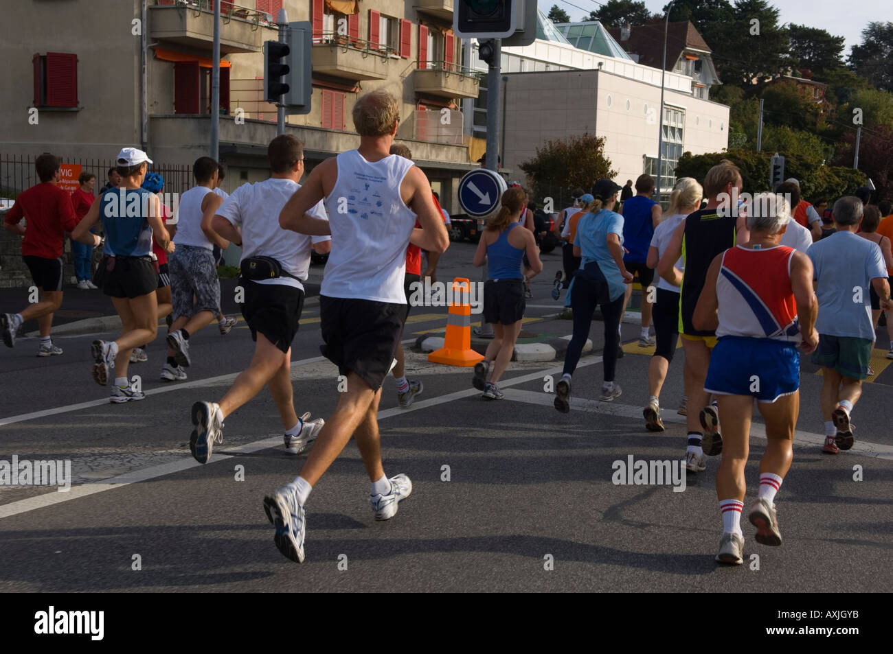 Geneva marathon hi-res stock photography and images - Alamy