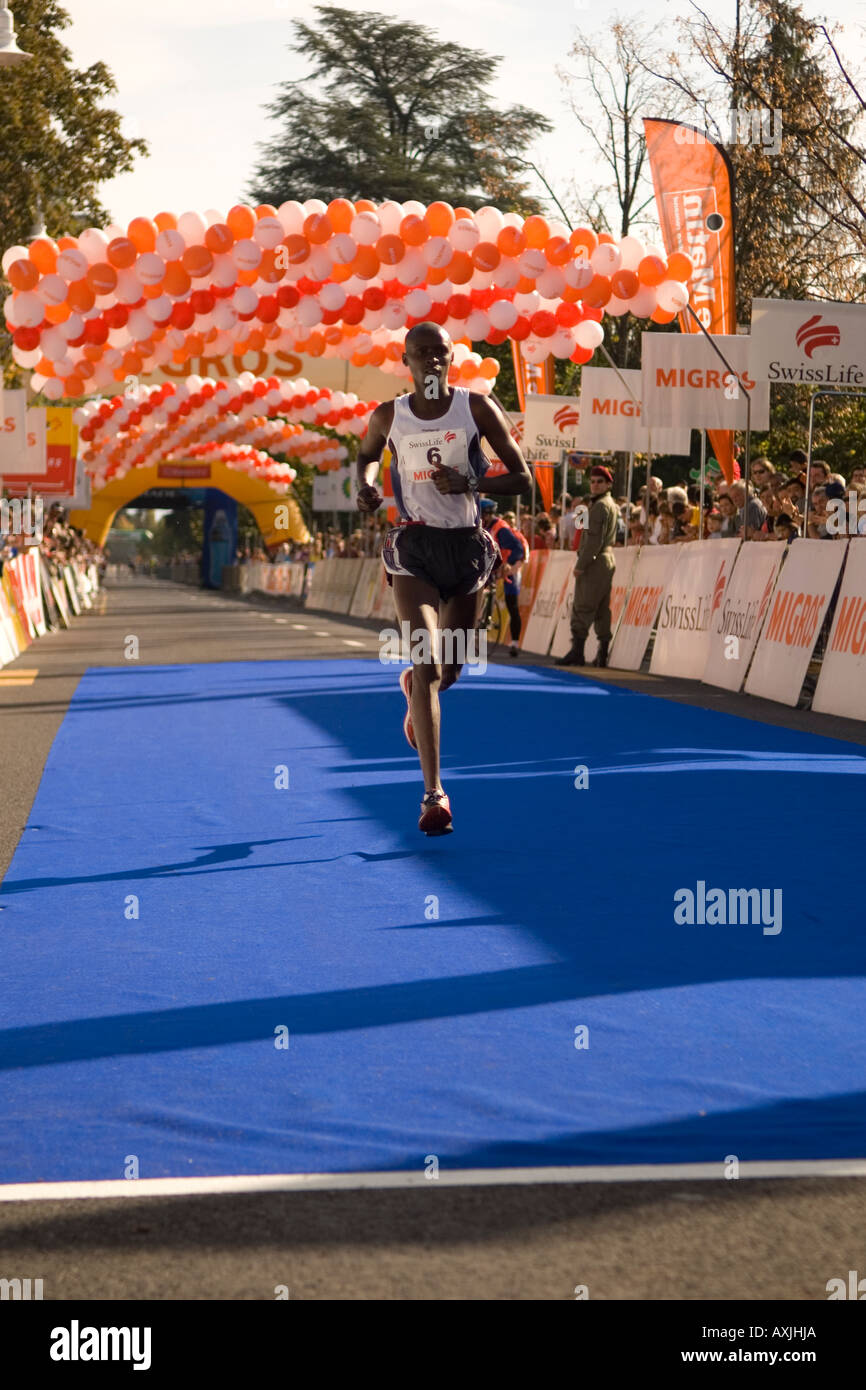 Lausanne marathon Switzerland October 2006 Stock Photo - Alamy