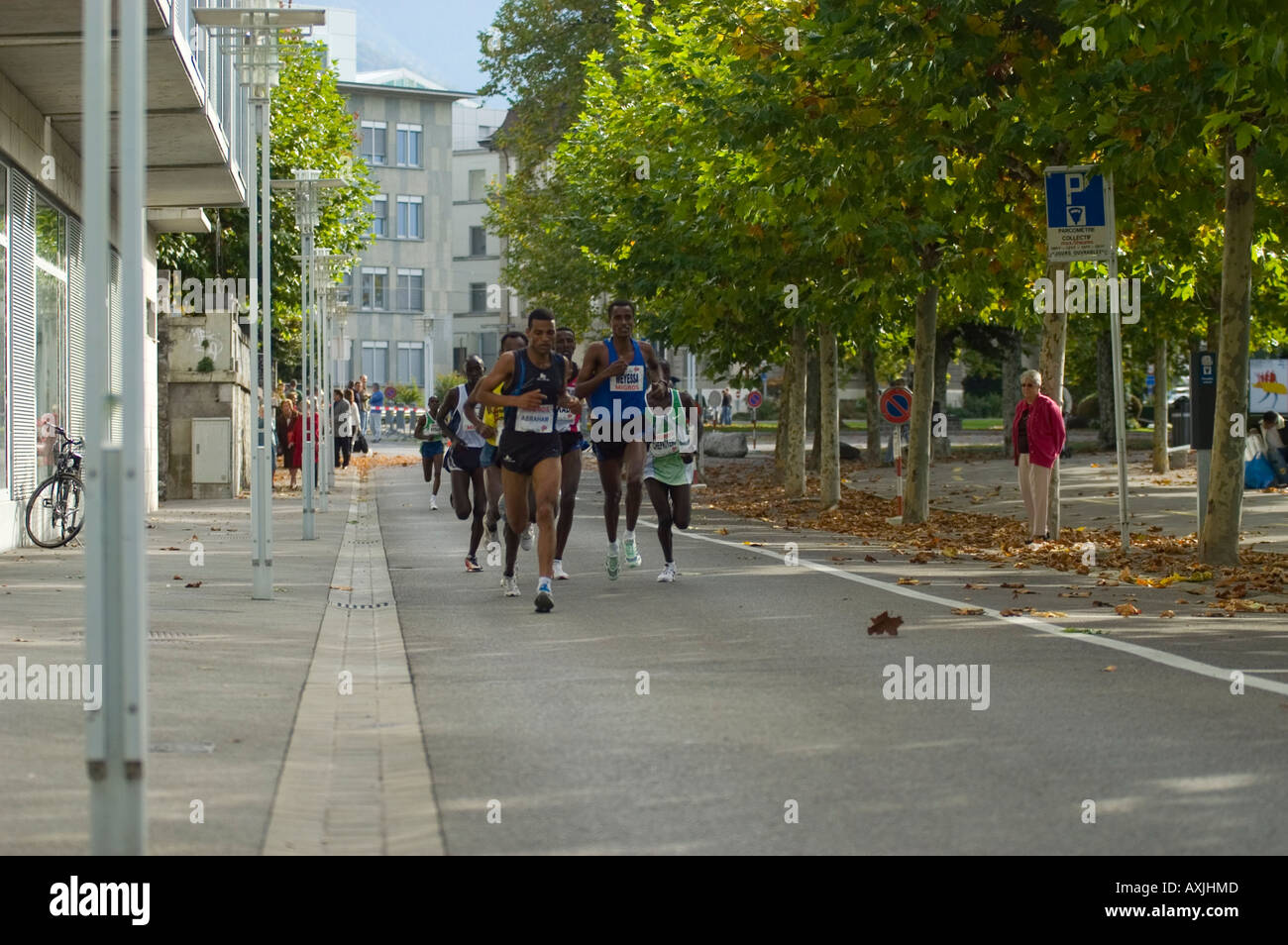 Lausanne marathon Switzerland October 2006 Stock Photo - Alamy