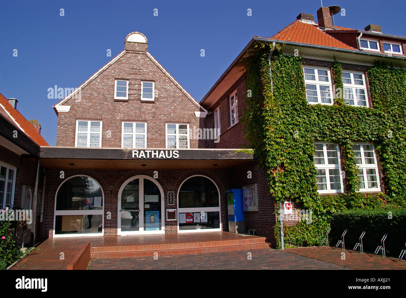 town hall Rathaus Langeoog Stock Photo - Alamy