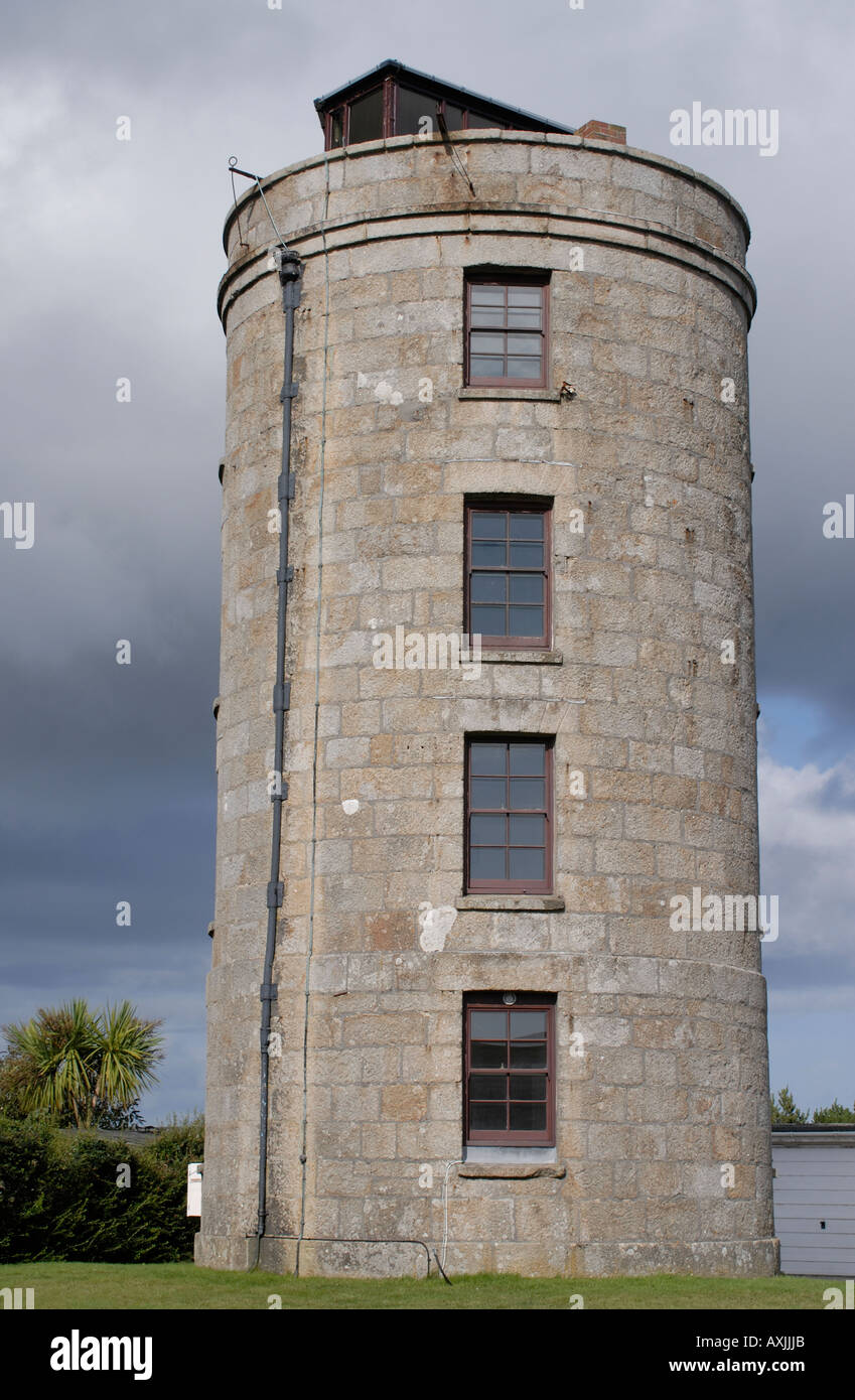 Telegraph Tower on Telegraph Hill The grey stone tower is said to have ...