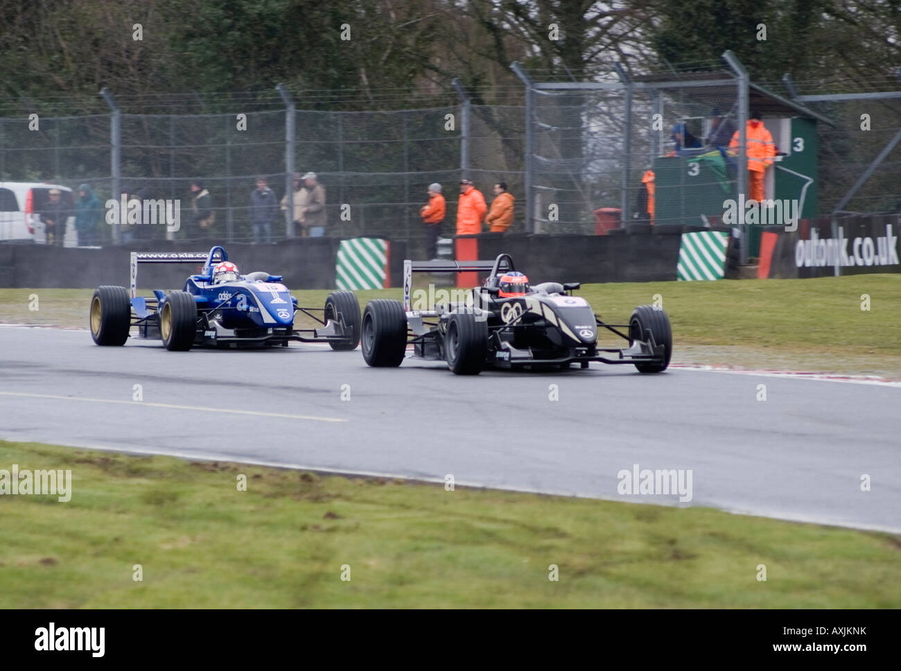 Dallara F308 Mercedes HWA F3 Racing Cars in British F3 Internaional ...