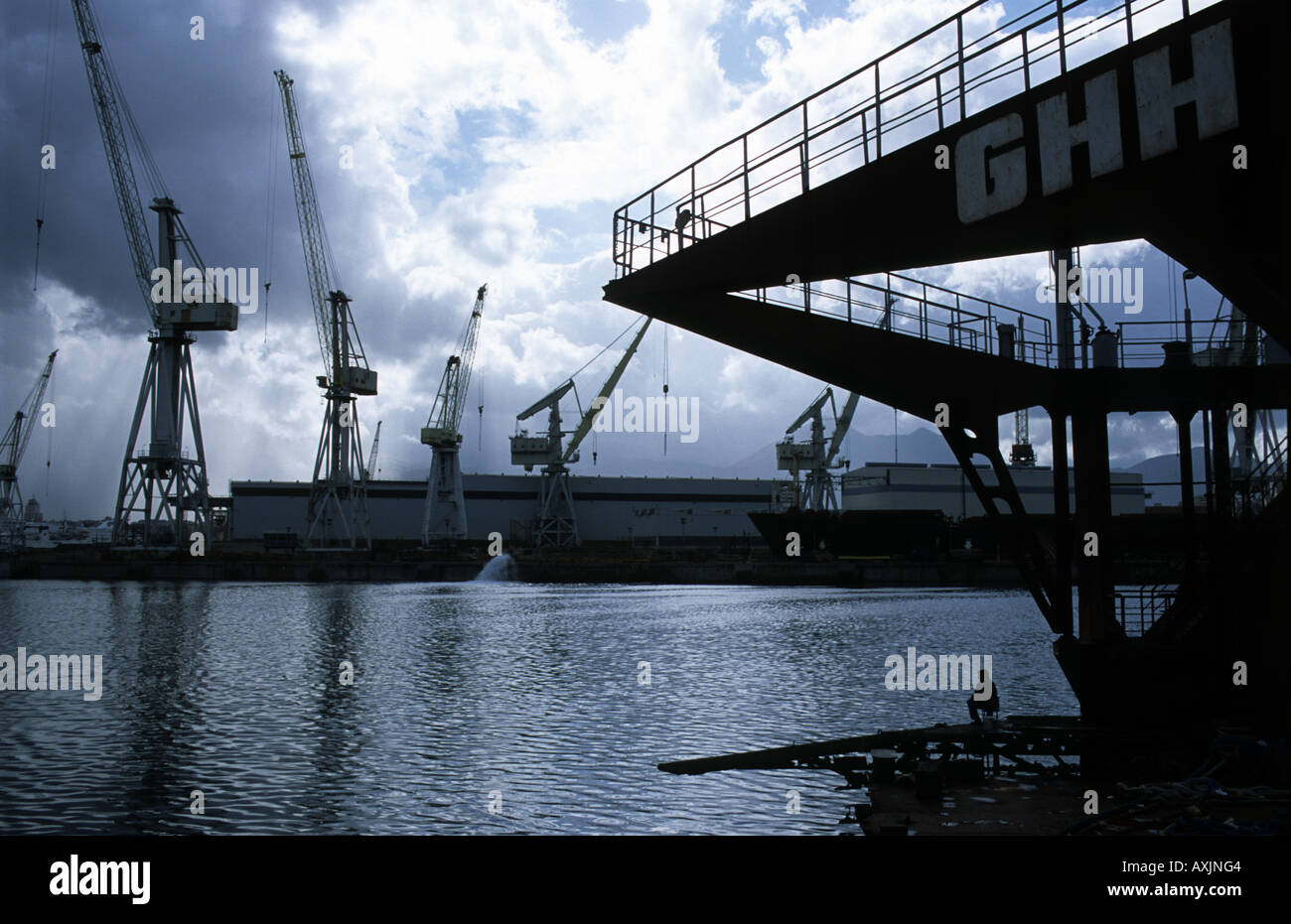 Port of Palermo, Sicily, Italy Stock Photo - Alamy