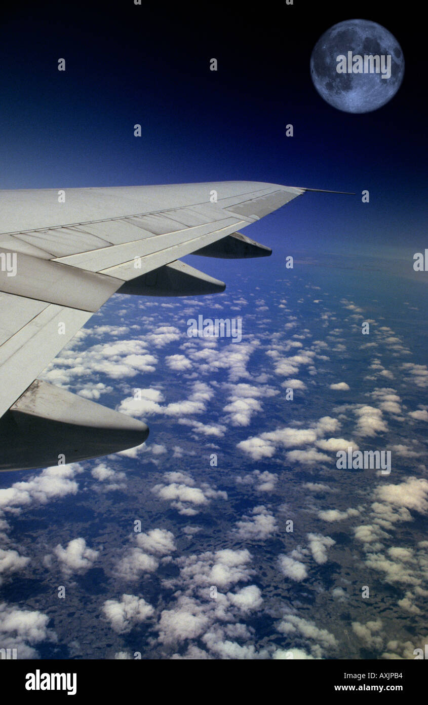 Moonlight catching the wing hi-res stock photography and images - Alamy