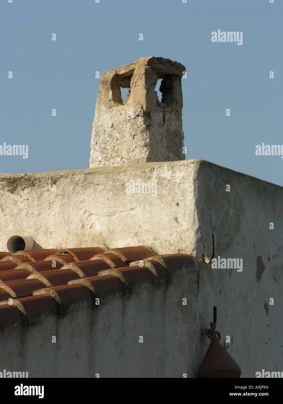 Old, traditional chimney in Sardinia Stock Photo - Alamy