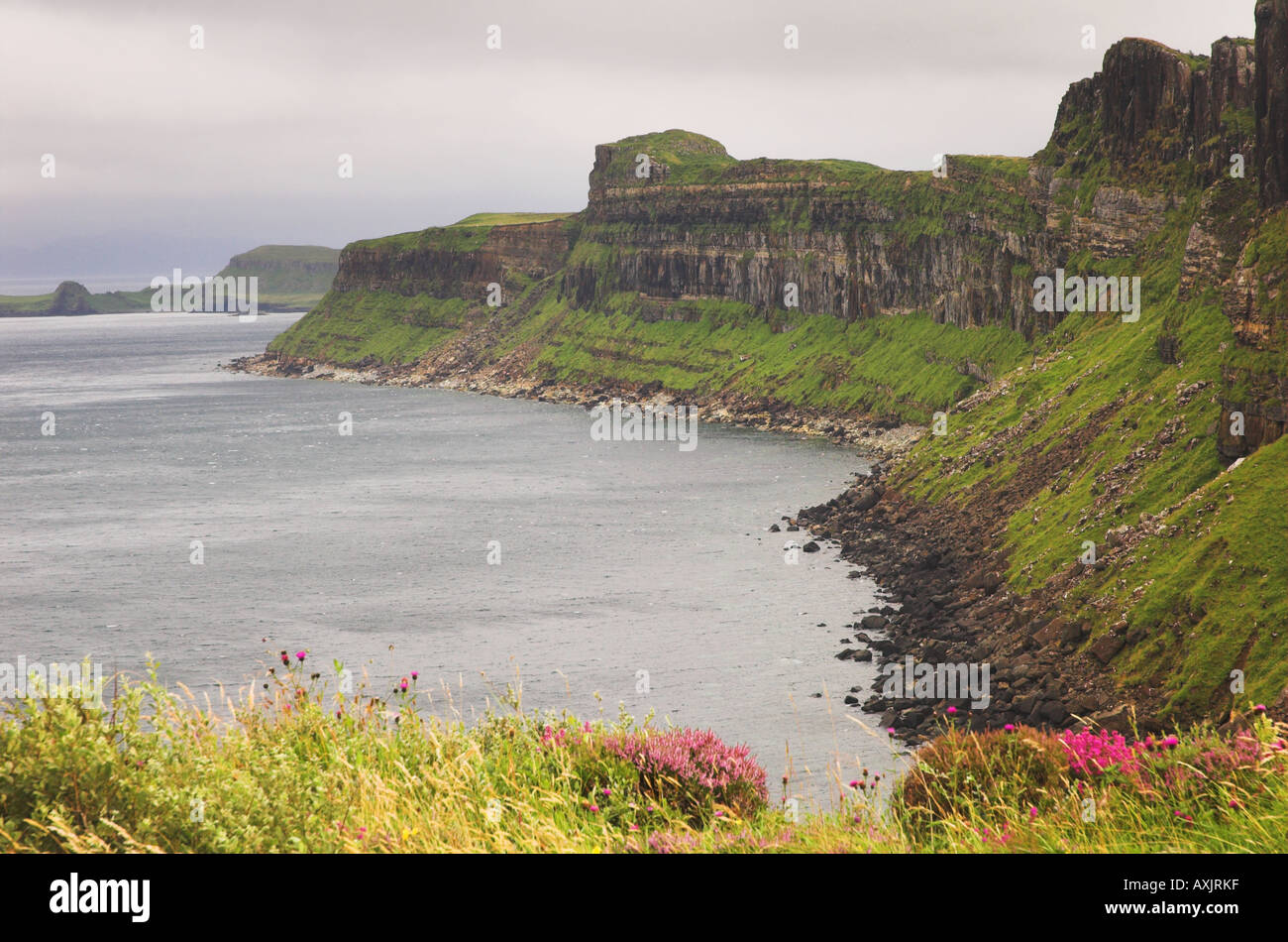 Cliffs on the Isle of Skye Scotland Stock Photo - Alamy