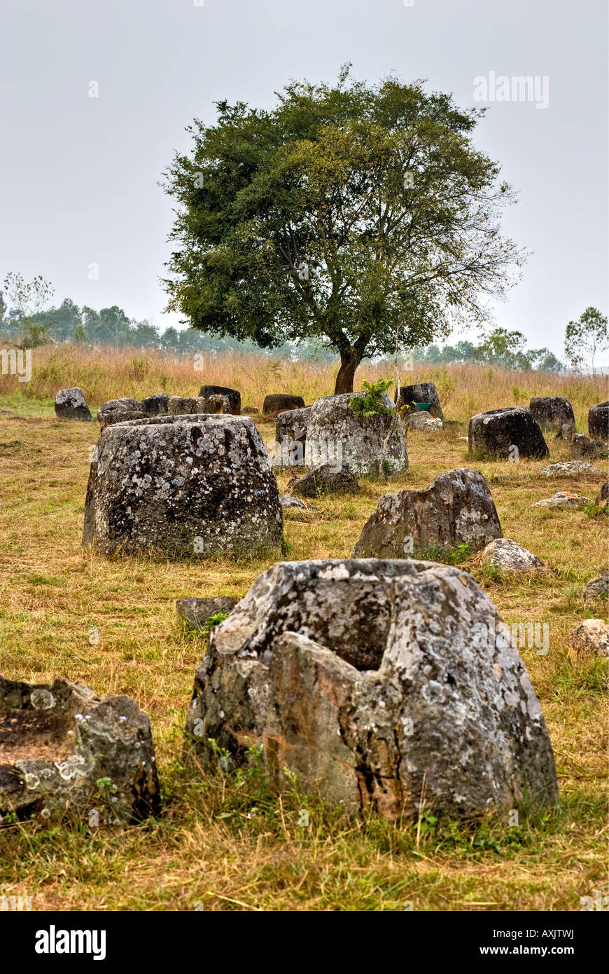 Plain of Jars Phonsavan Laos A Unesco World Heritage Site Stock Photo ...