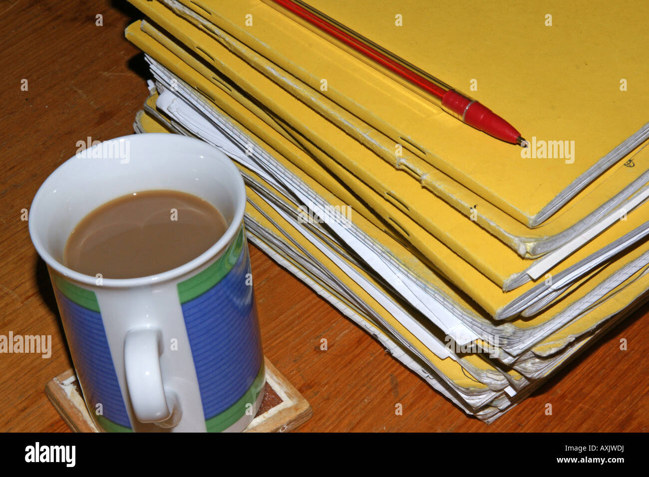 Teacher Marking School Work High Resolution Stock Photography and ...