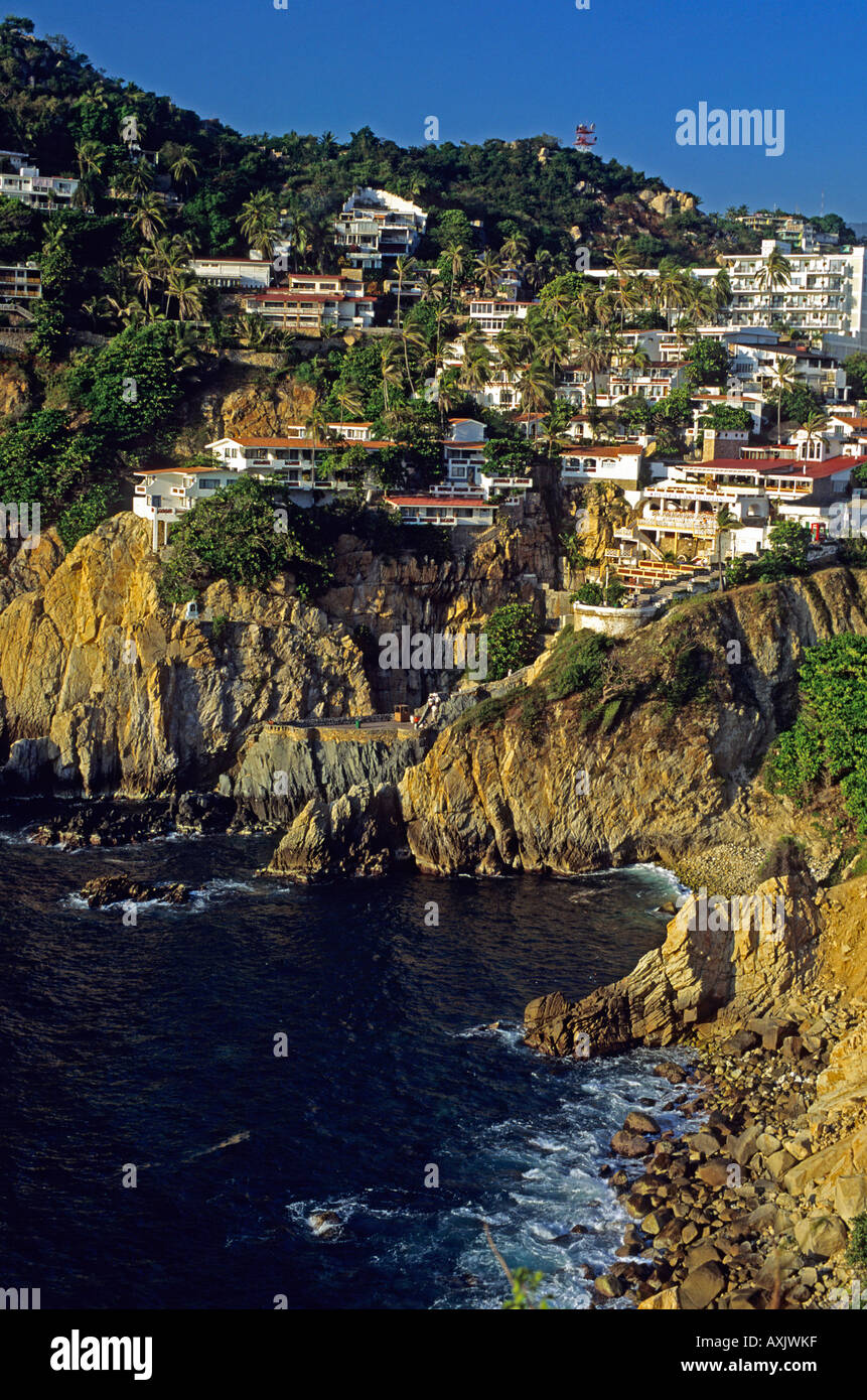 Cliffs at Acapulco Mexico Stock Photo - Alamy