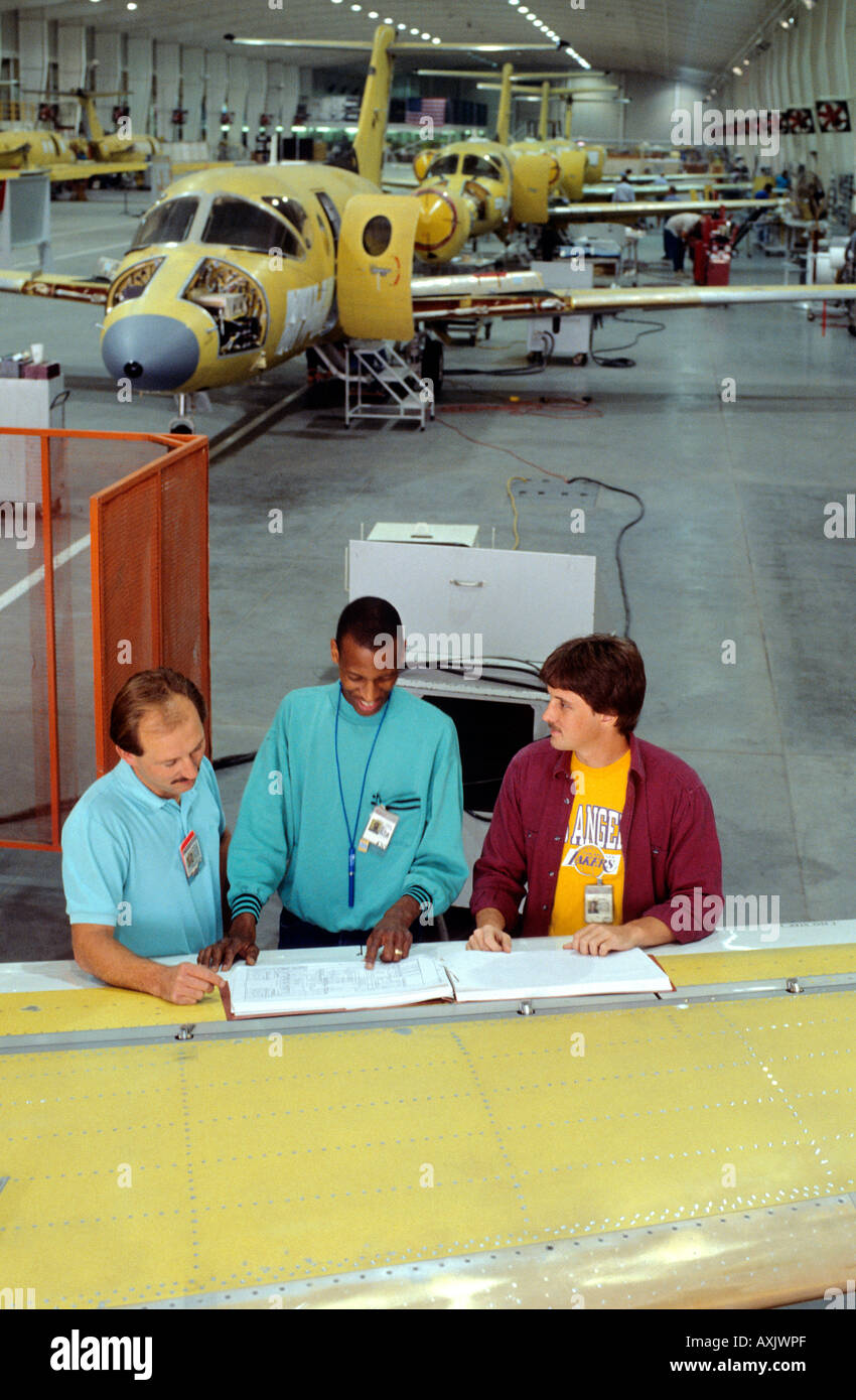 Beechcraft Aircraft factory in Witchita Kansas MR Stock Photo - Alamy