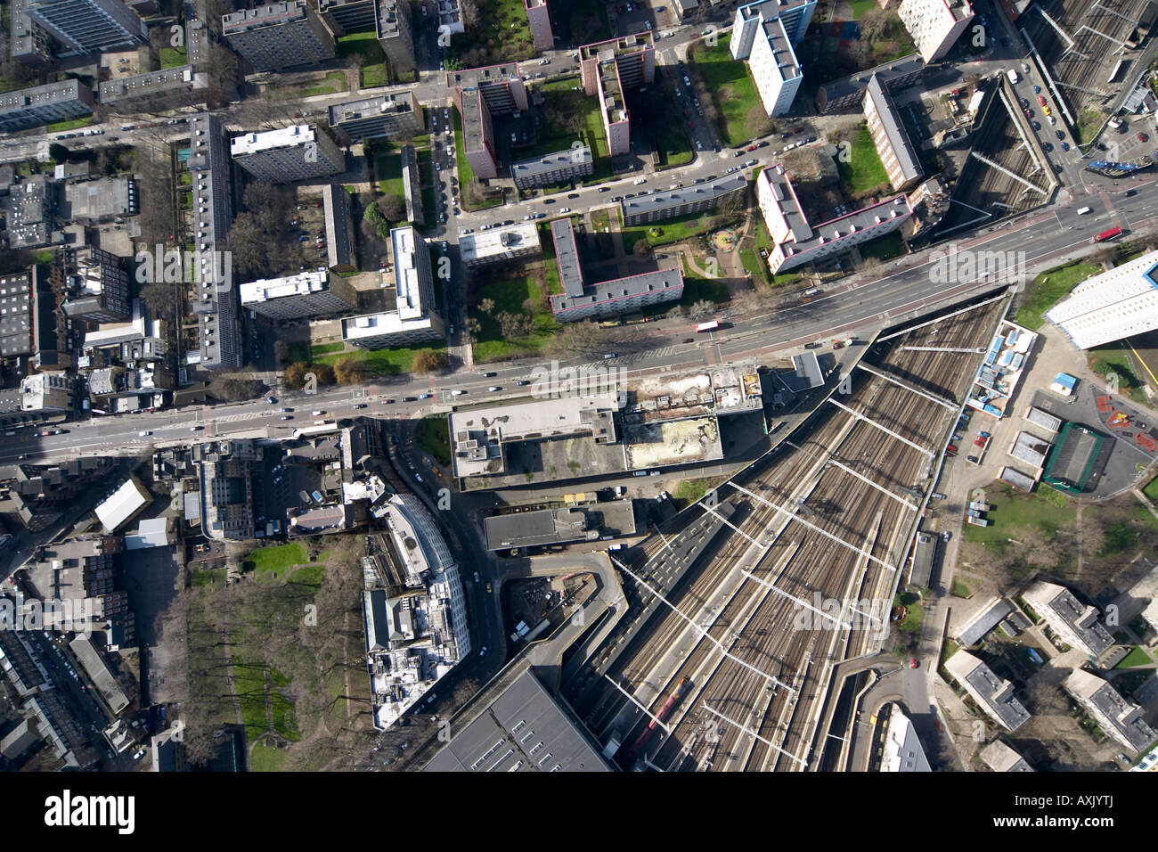 Aerial housing london hampstead hi-res stock photography and images - Alamy