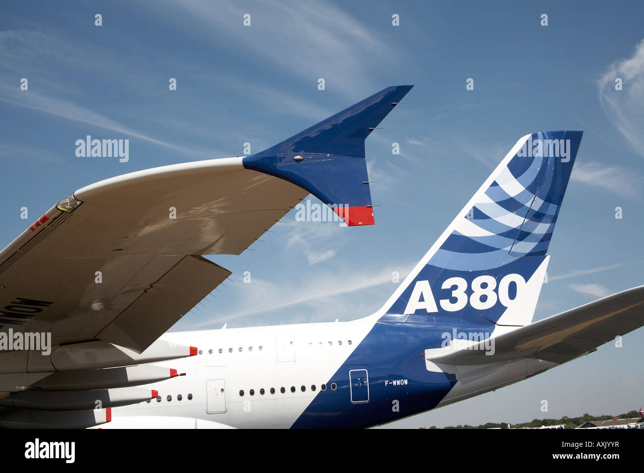 Airbus a380 superjumbo double deck hi-res stock photography and images ...