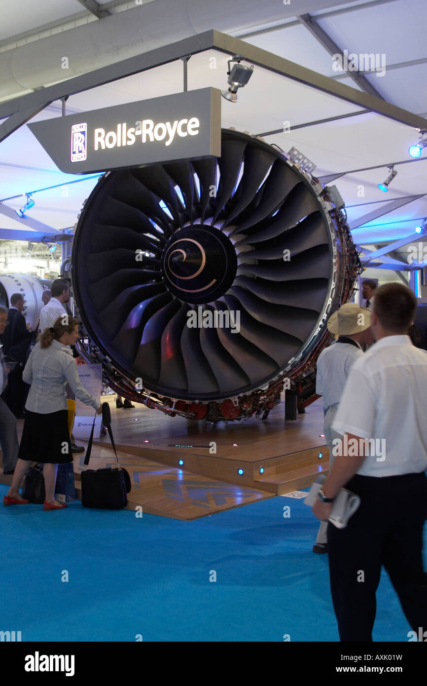 Rolls royce exhibition display trade show stand at Farnborough ...