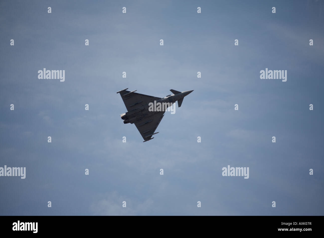 Eurofighter Typhoon aircraft on flying display at Farnborough ...